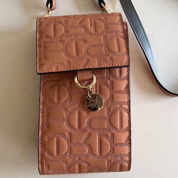 crepier | Bags | Crepier Pink Logo Mini Crossbody Bag | Poshmark